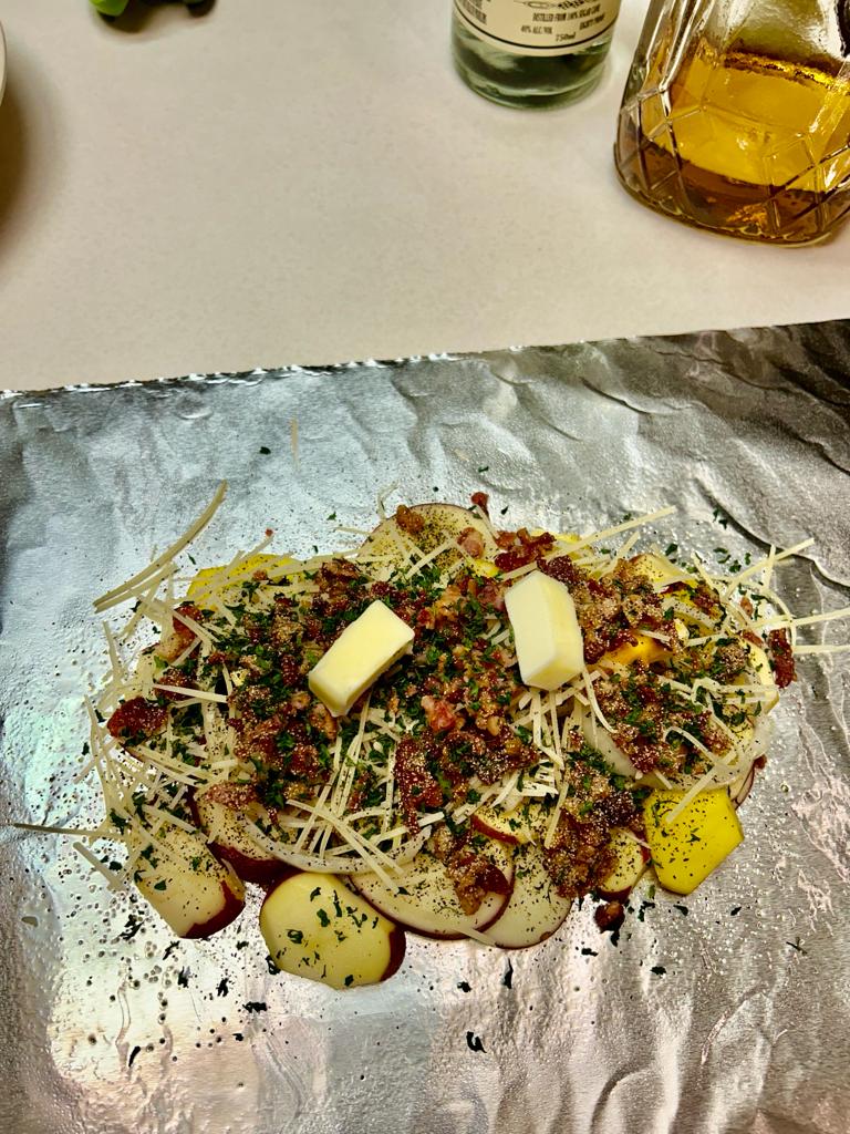 What Are We Making Monday? Foil Pack Scalloped Potatoes